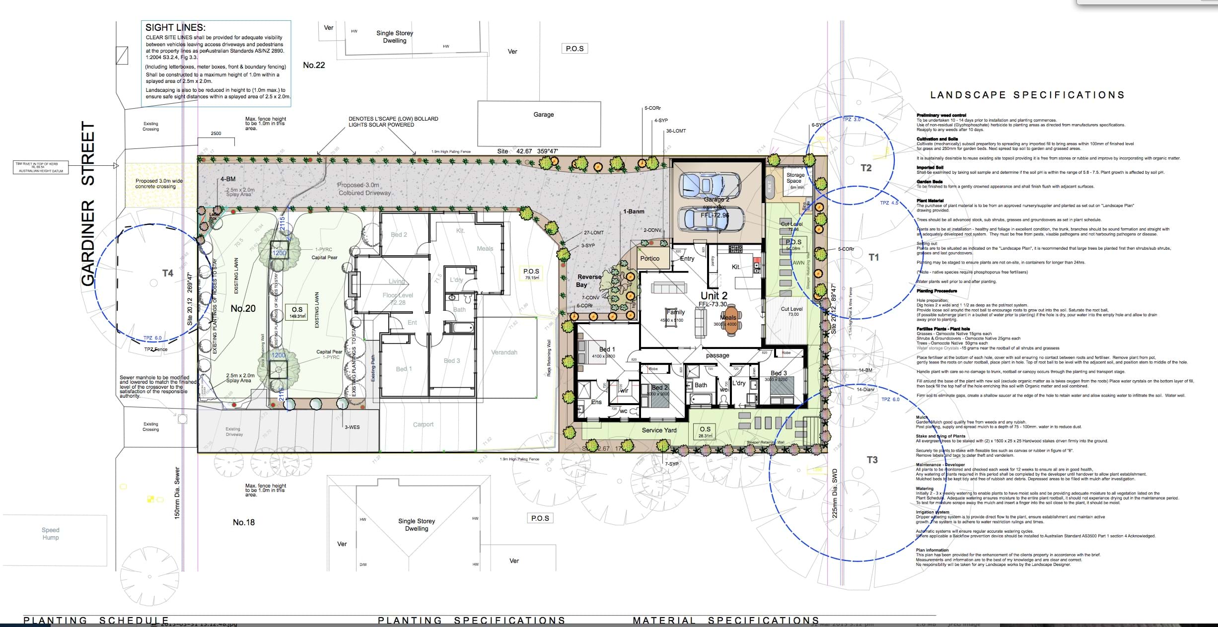 Council Permit Landscape Plan